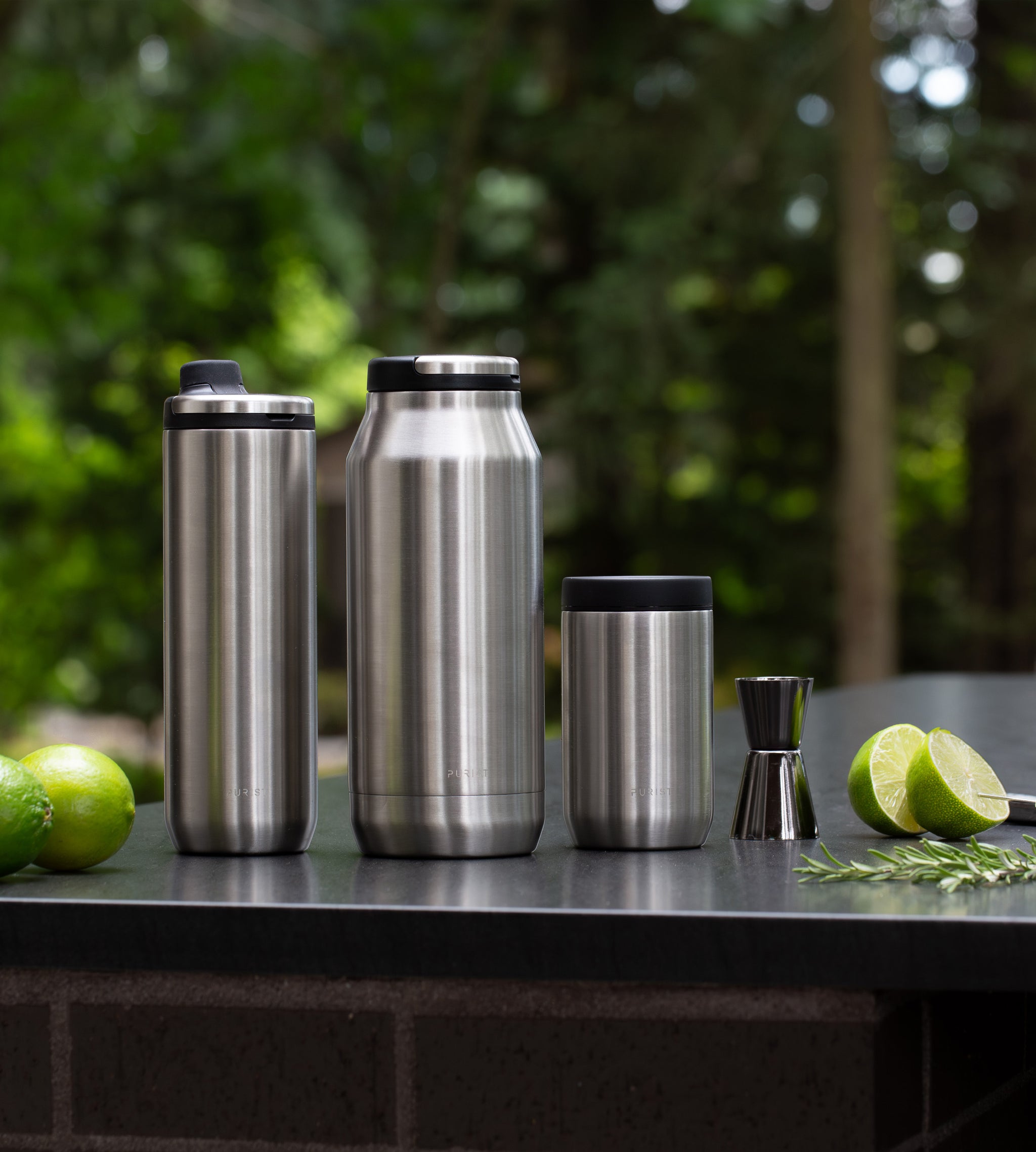Purist Stainless Steel Water Bottles